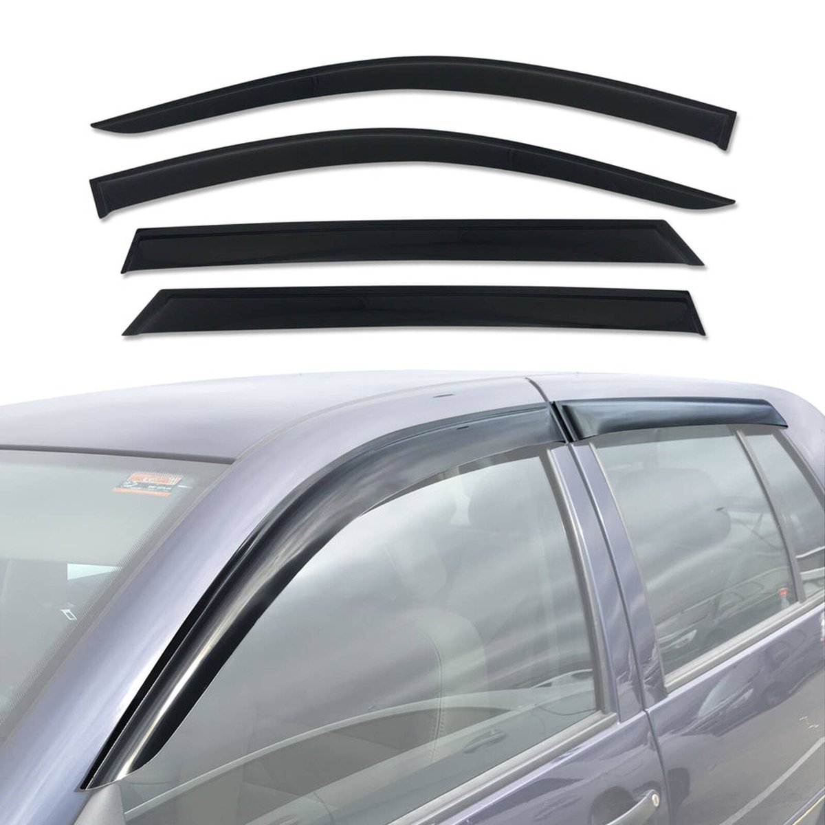 AUSGO Weather Shields for Volkswagen Golf 4th Gen MK4 1998-2004 ...