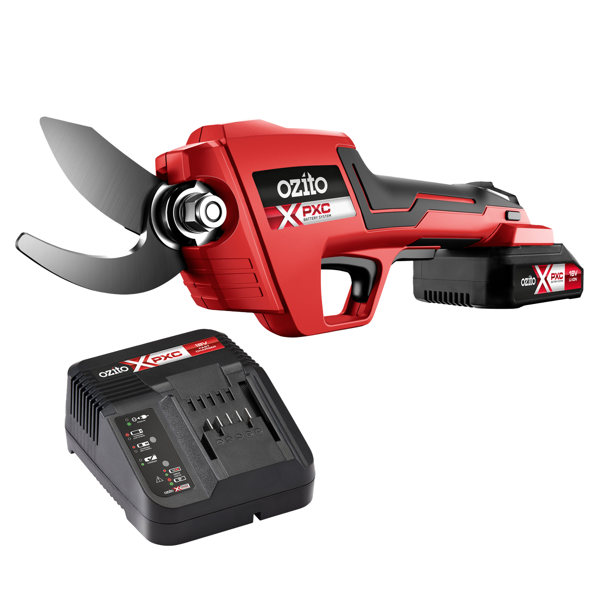 Ozito PXC 18V Cordless Pruning Secateurs 2.5Ah Kit PPK-2518 - Bunnings Australia