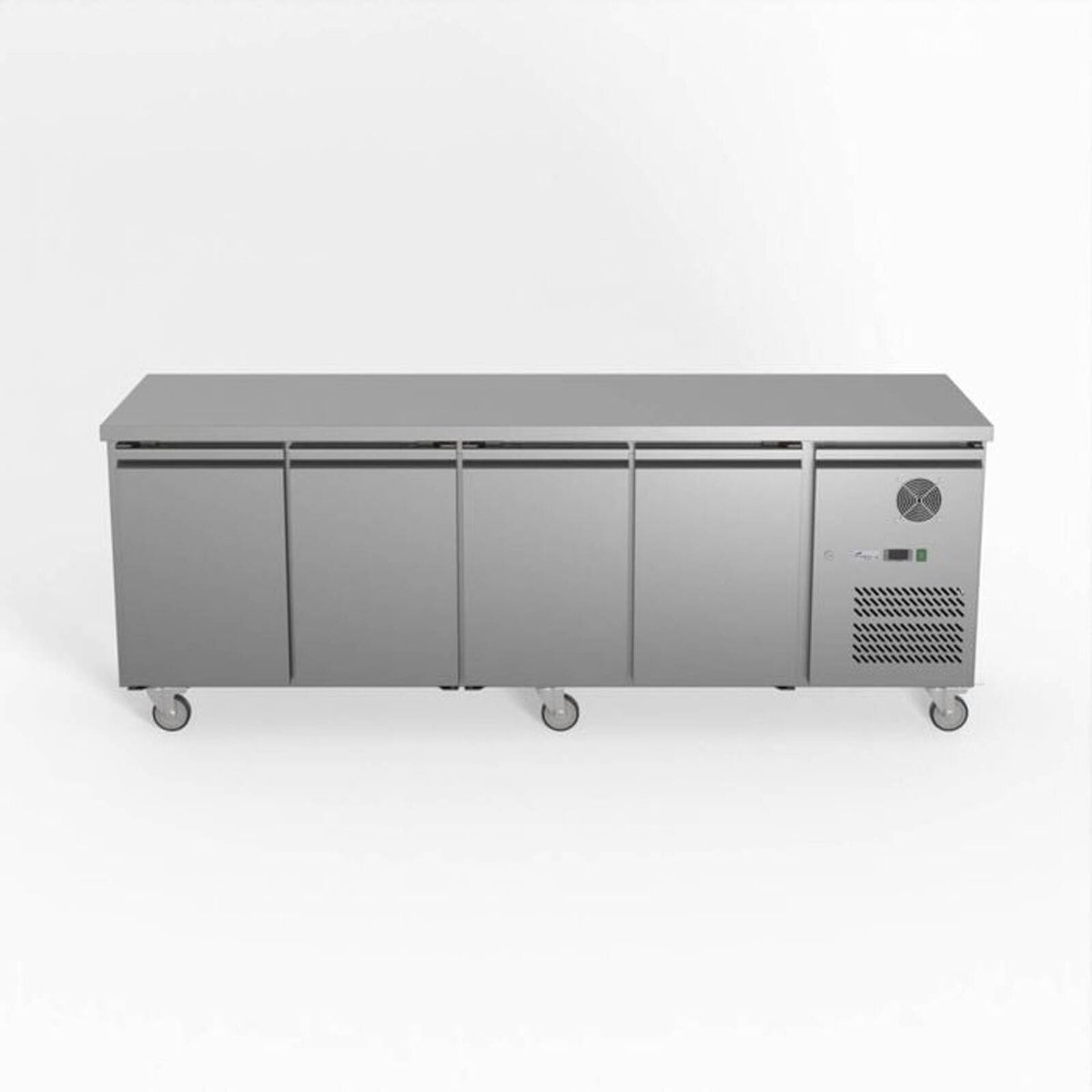 FED-X Stainless Steel Four Door Bench Fridge - Bunnings Australia