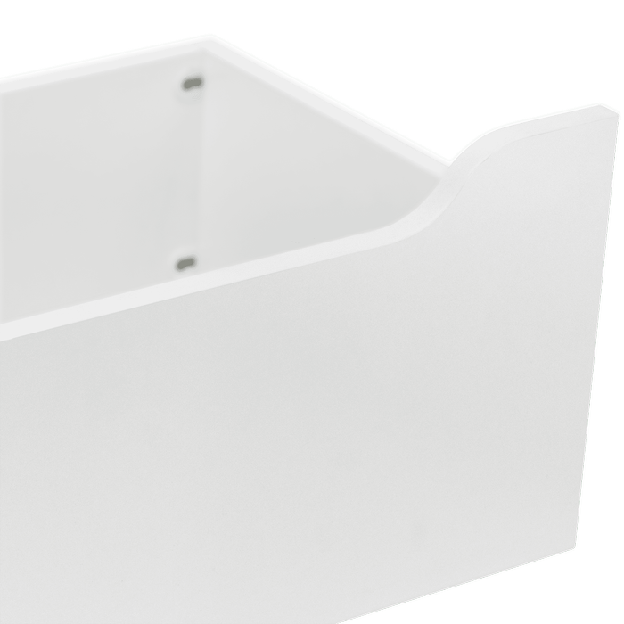 Lugna White Scallop Drawer - To Suit 600 x 580mm - White 600mm ...