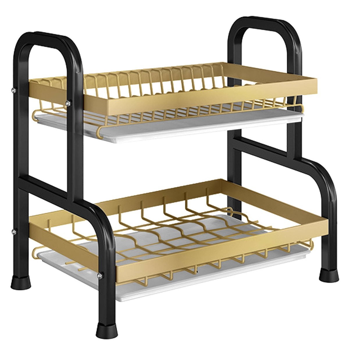 TODO 2 Tier Plate Rack Kitchen Storage Shelf - Bunnings Australia