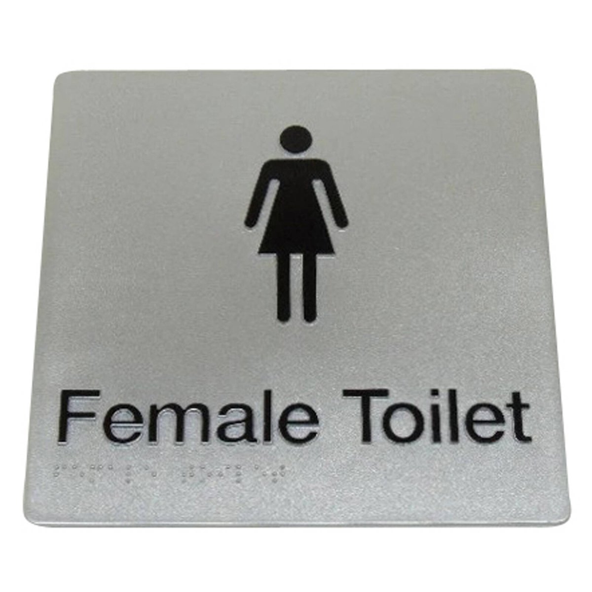 Bradley Female Toilet Braille Sign - Bunnings Australia