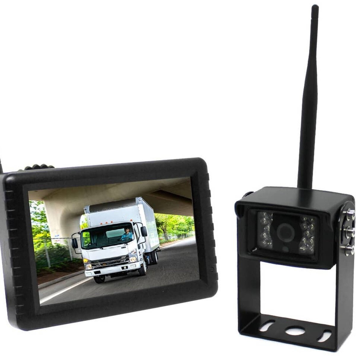 Elinz Digital Wireless 5" LCD Reversing Camera Monitor Rear View Kit ...