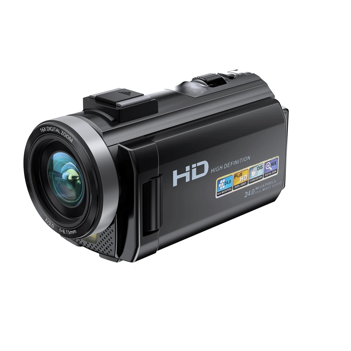 NNEOBA Digital HD Camera with Rotating Screen with 32G Card Black ...