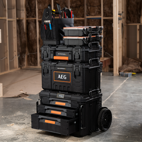 AEG Quickstack 2.0 Organiser Tool Box - Bunnings Australia