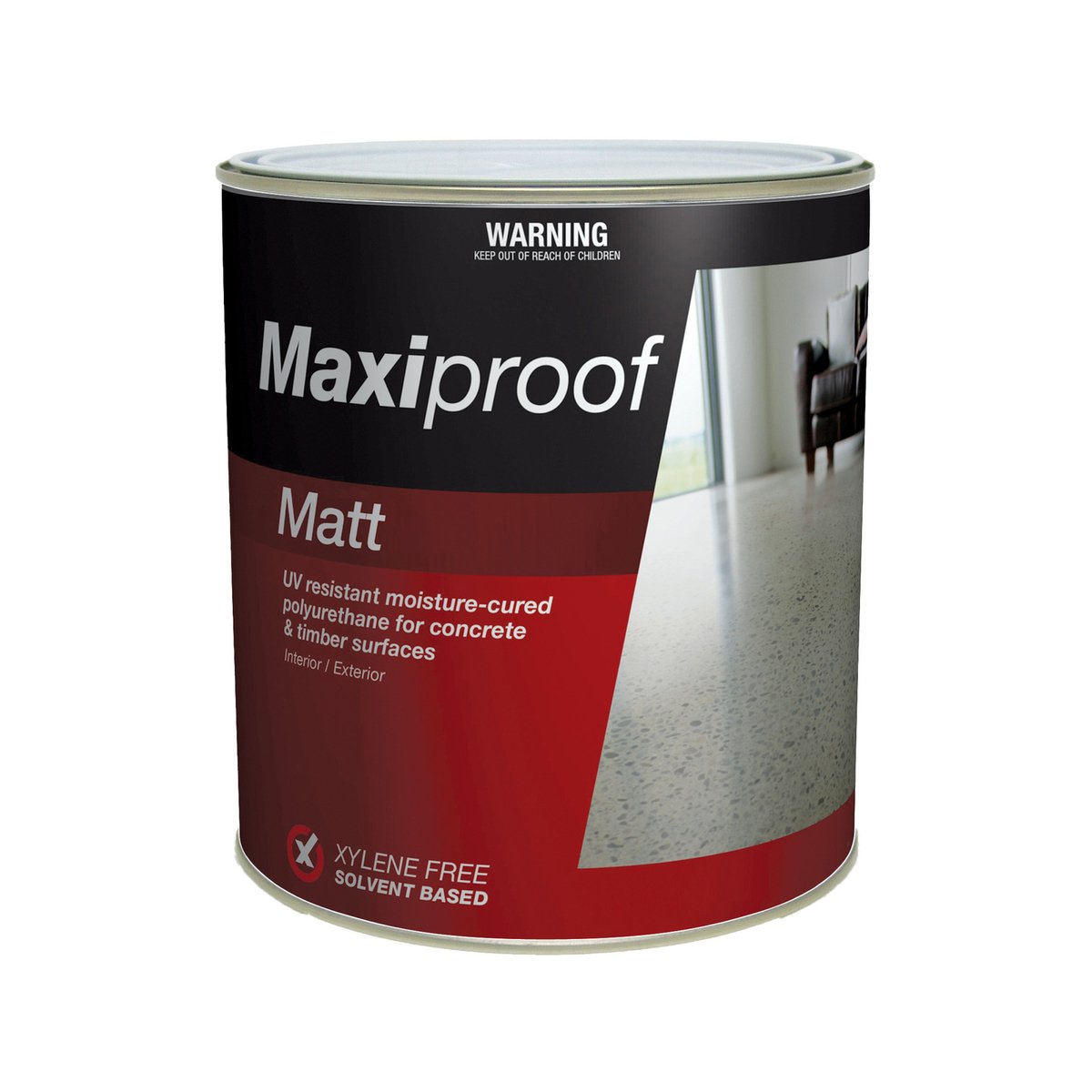 Maxiproof 1L Matt Interior/Exterior Moisture-Cured Polyurethane ...