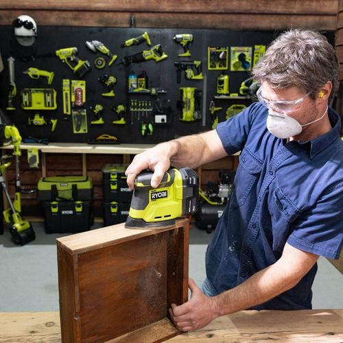 RYOBI 18V ONE+ Palm Sander Kit - Bunnings Australia