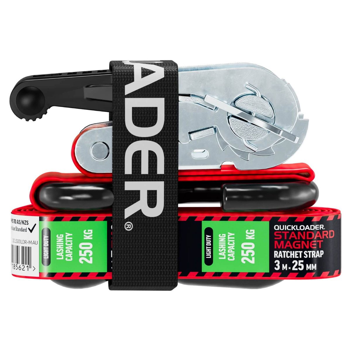 Quickloader 3m 250kg Magnet Tie Down Strap Ratchet - Bunnings New Zealand