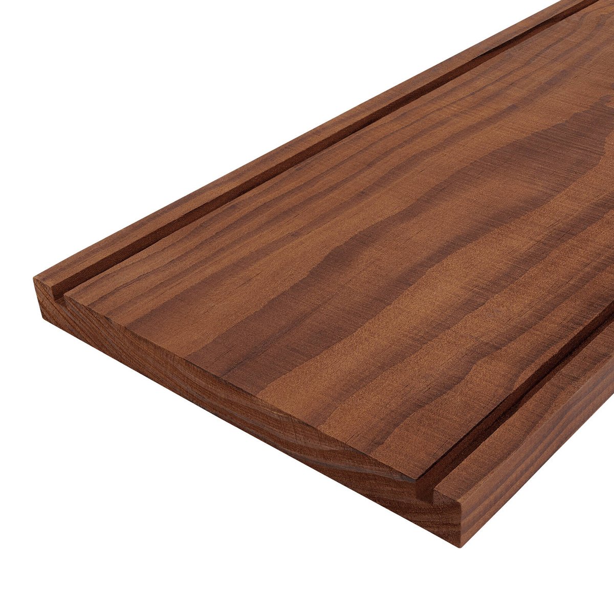 180 x 18mm Random Length Grooved Batten Band Sawn Oil Coated Rad Clears ...