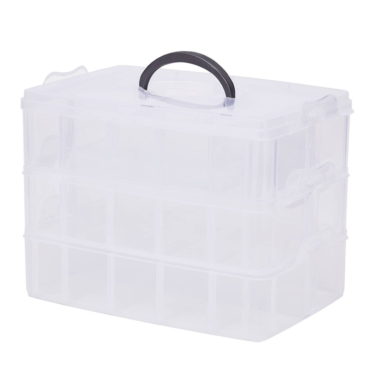 Stakt 30 Compartment 3 Tier Storage Boxes - Bunnings Australia