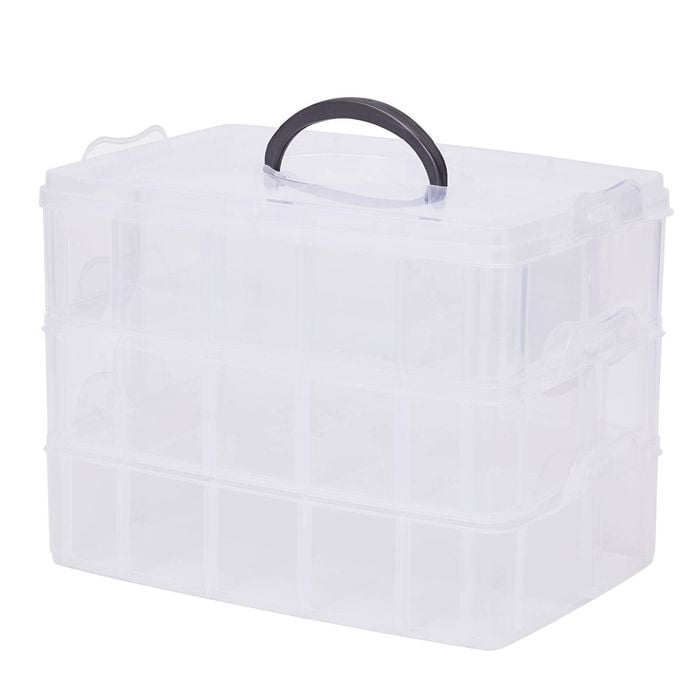 Stakt 30 Compartment 3 Tier Storage Boxes - Bunnings Australia