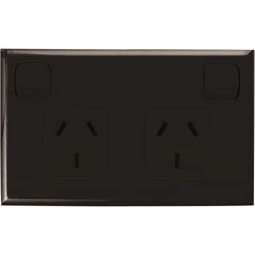 HPM Excel Double Powerpoint Black - Bunnings New Zealand