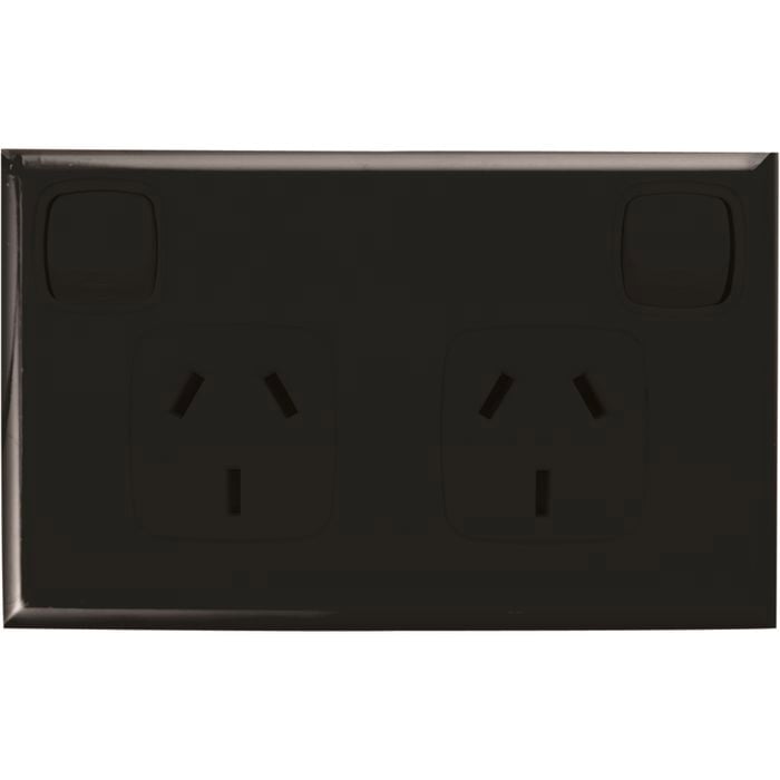 HPM Excel Double Powerpoint Black - Bunnings New Zealand