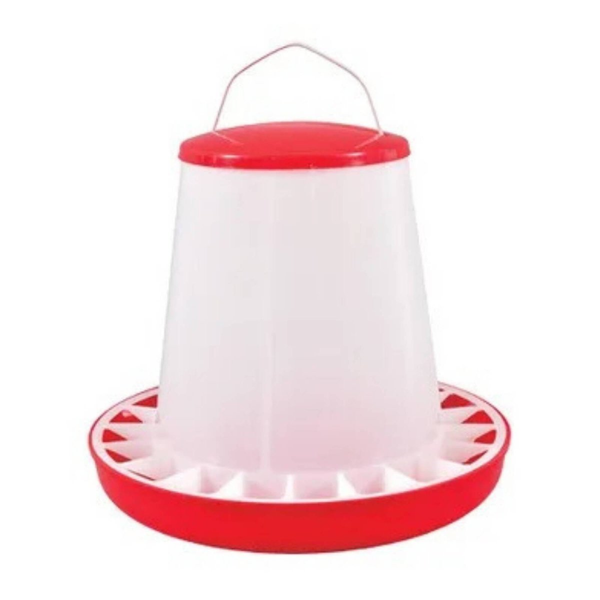 Rooster Farms 3kg Automatic Chicken Feeder - Poultry Hen Feeding Seed ...