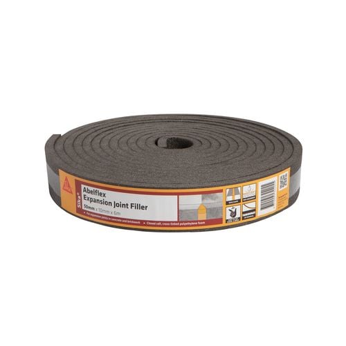 Sika 10 x 50mm 6m Abelflex Expansion Joint Filler Foam - Bunnings Australia