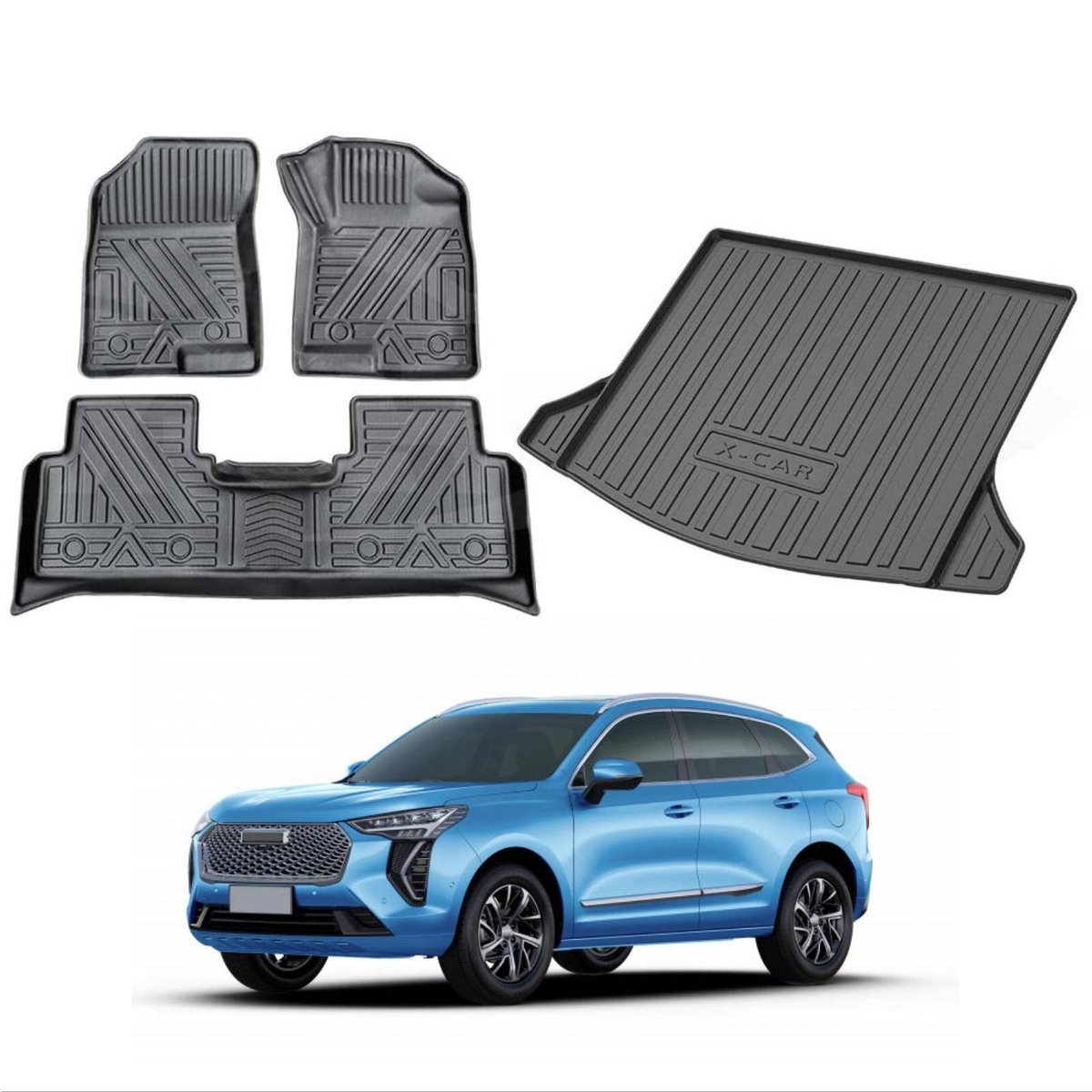 3D All-Weather Floor Mat Boot Liner Carpet for GWM Haval Jolion 2021 ...