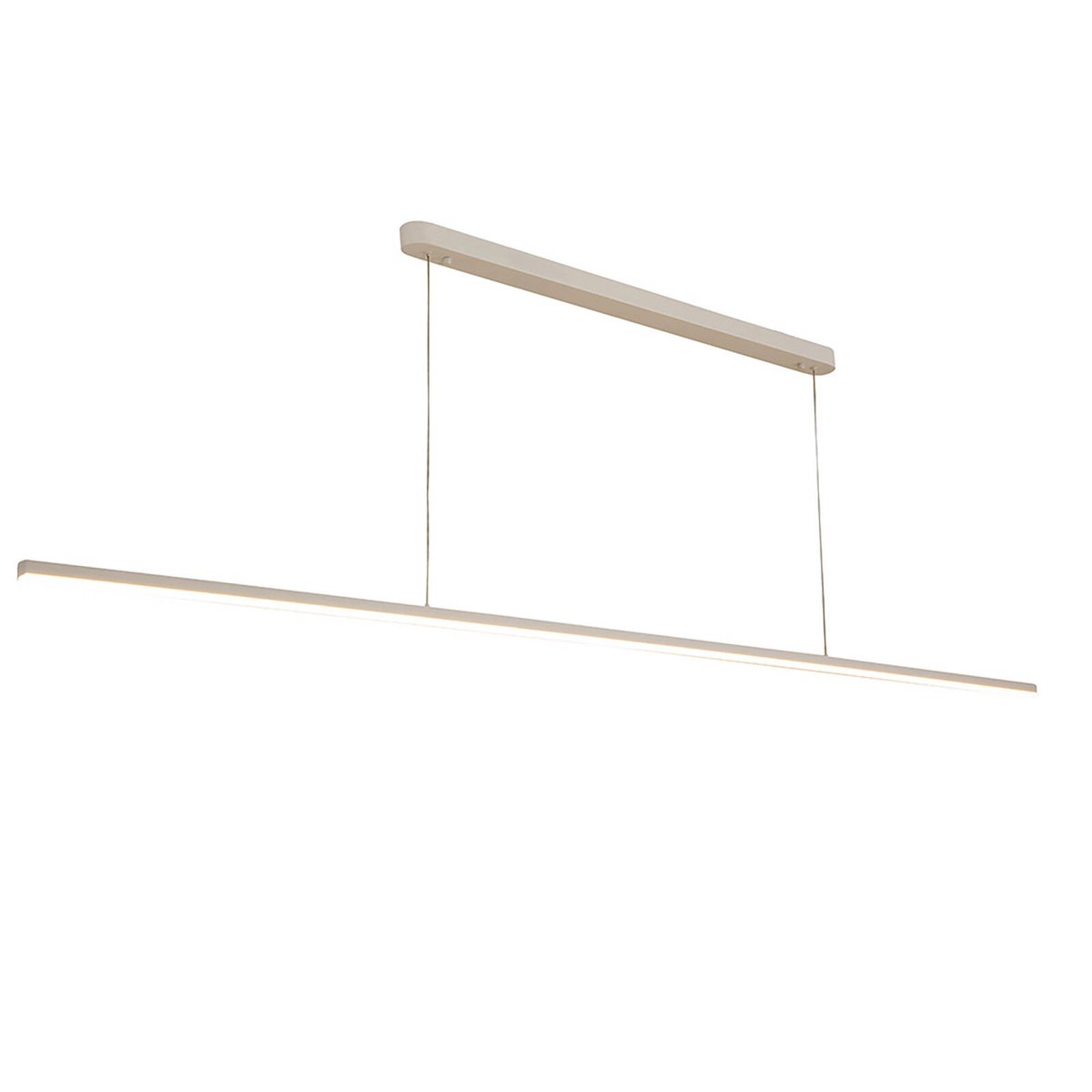 Vencha Beam 60w LED Linear Pendant Light - 2.4m White - Bunnings Australia