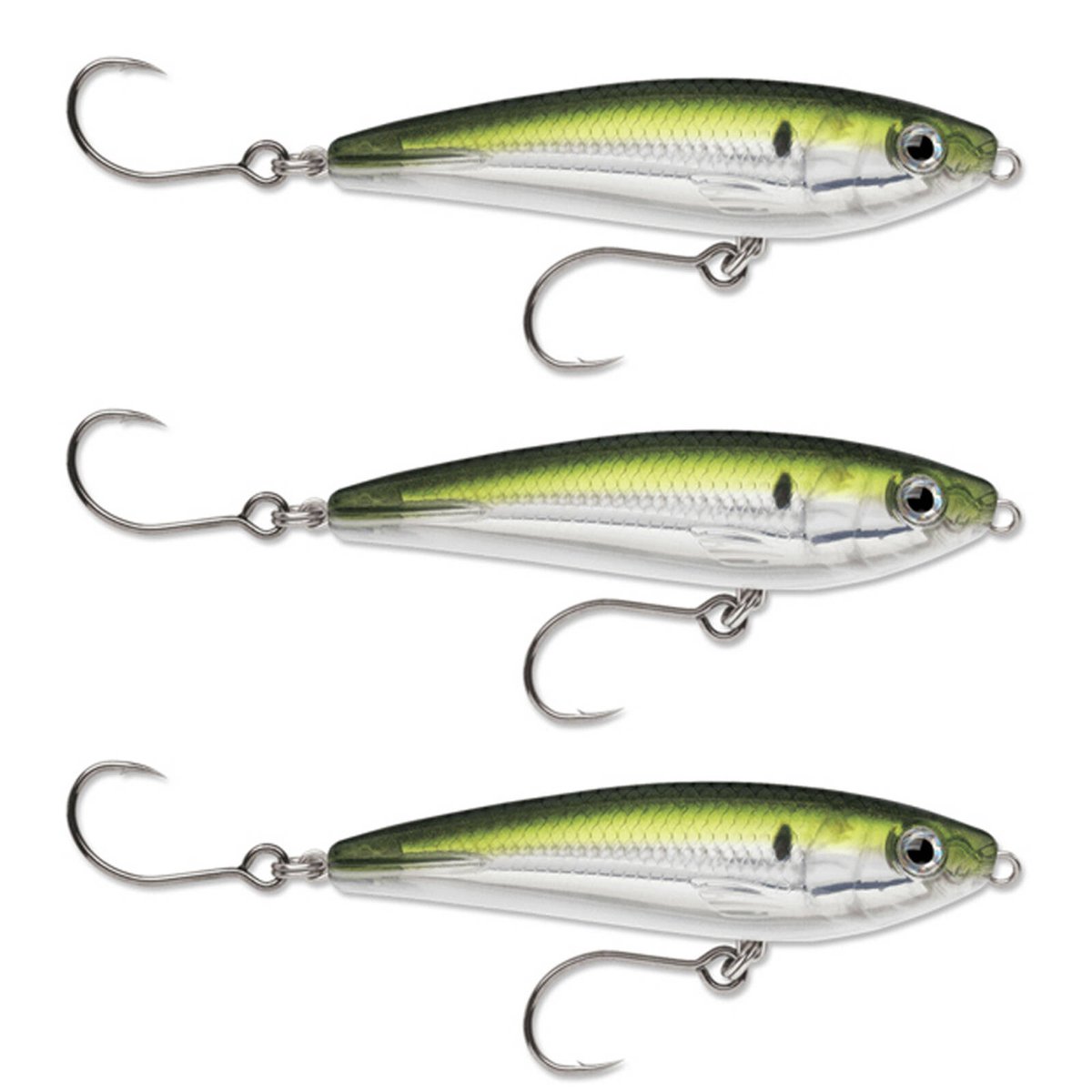 3x Rapala 7cm Saltwater X Rap SubWalk Walk the Dog Bait Fish Lures ...