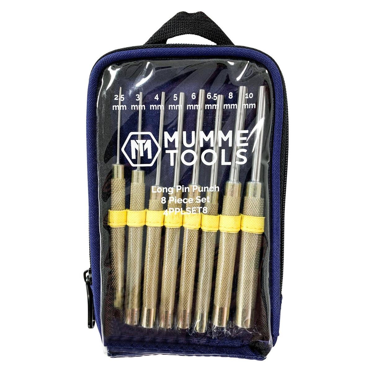 Mumme Tools 8 Piece Long Pin Punch Set - Bunnings Australia
