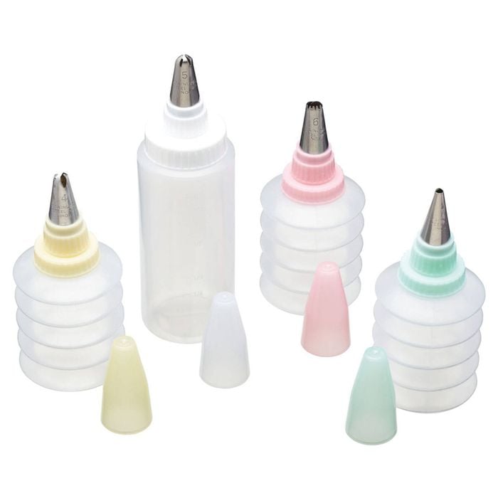 8pc Mastercraft 90/290ml Bottle/Nozzle Cookie Cupcake Decorator Kit Set ...