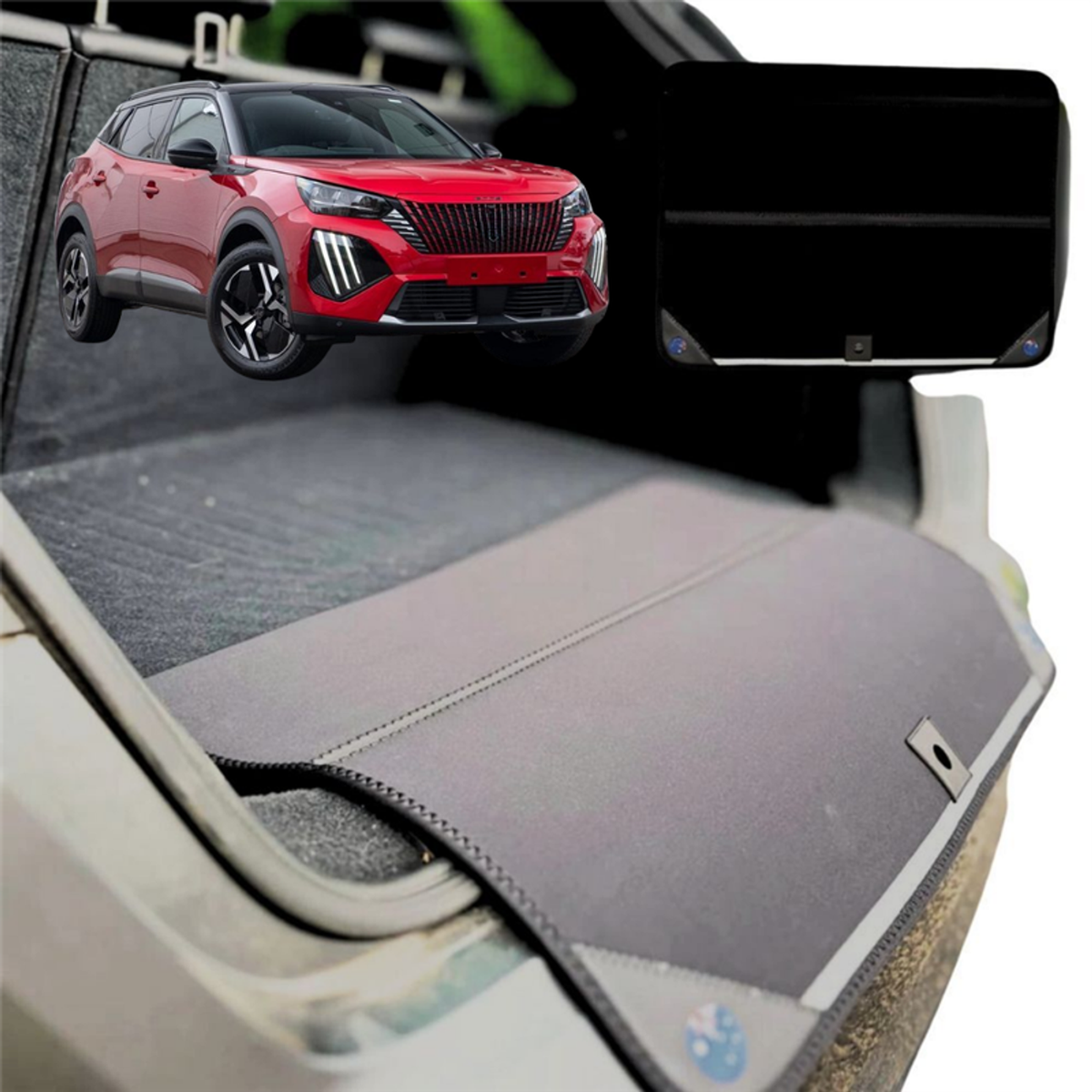 Rear Cargo Boot Bumper Protector for Peugeot 2008 SUV 2020 - Current ...