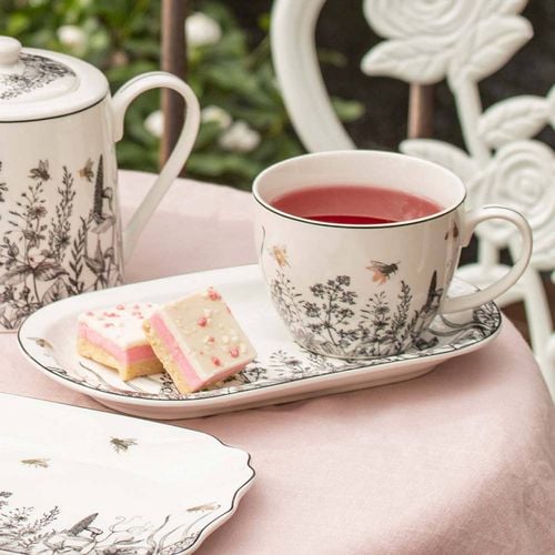 2pc Ashdene Queen Bee Tea Drink Cup/Mug & Plate/Saucer Set - Bunnings ...
