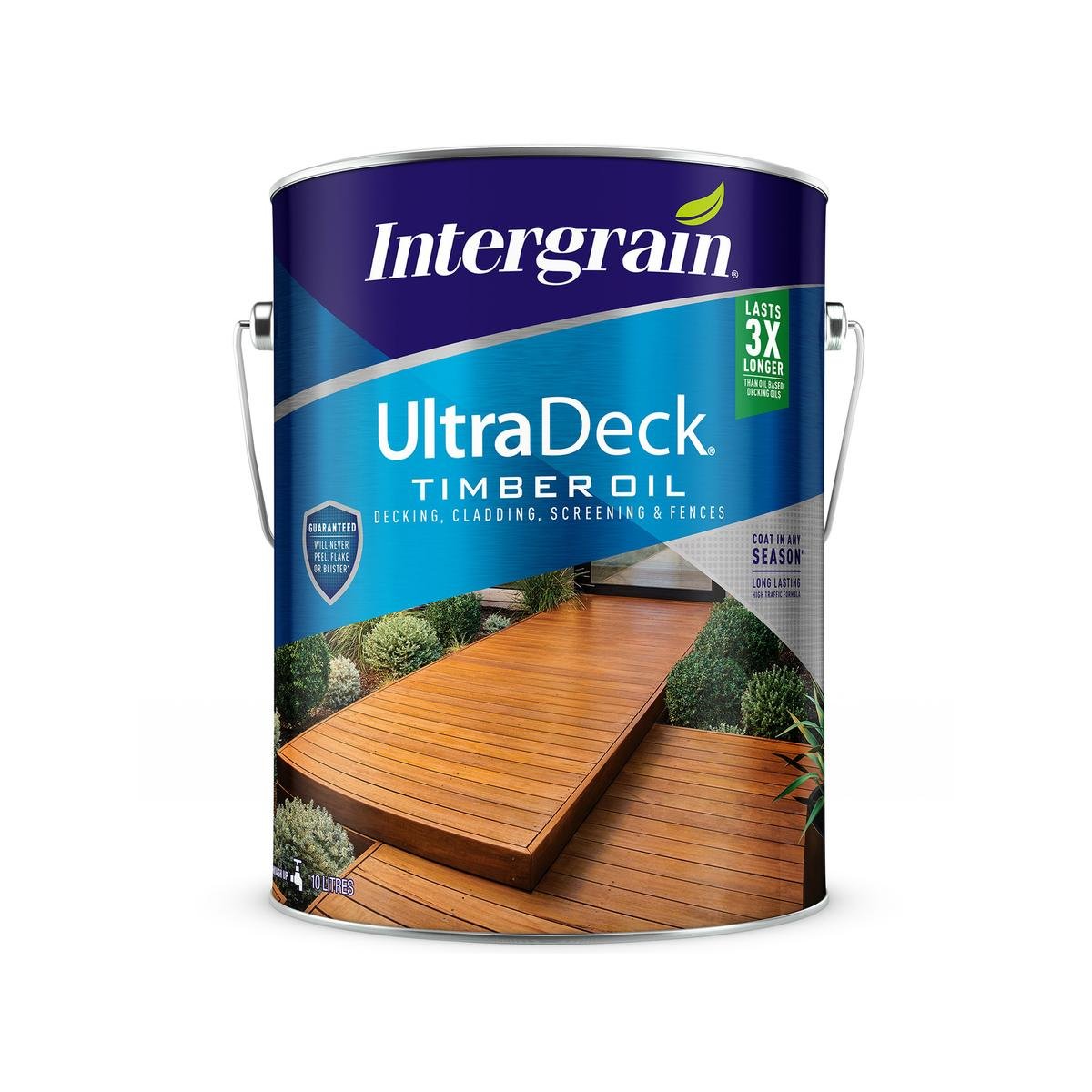 Intergrain 10L Natural UltraDeck Timber Decking Oil - Bunnings Australia