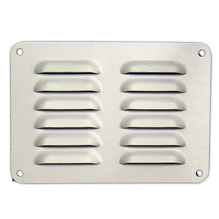 Haron 150 x 100mm Silver Aluminium Pressed Wall Vent - Bunnings Australia