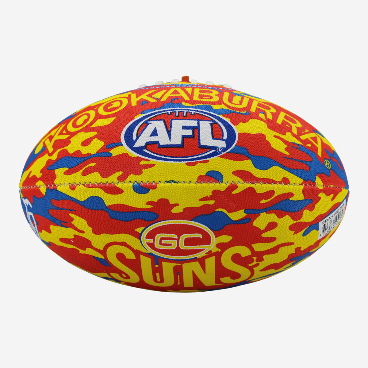 Gold Coast Suns AFL Size 5 Camo Synthetic Footy Football - Bunnings ...