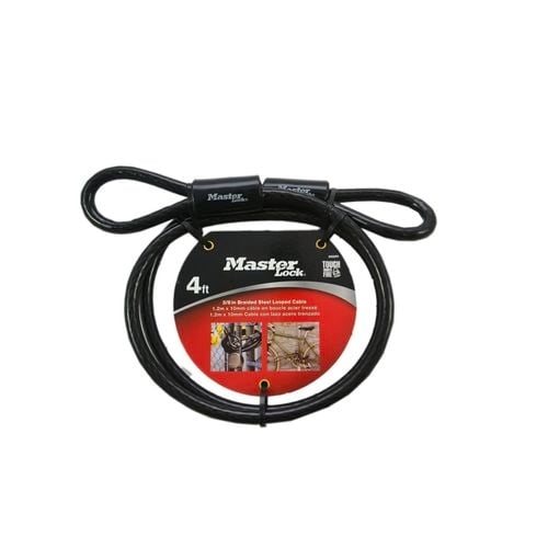Master Lock 1.2m x 10mm Loop Ended Braided Steel Cable - Bunnings Australia
