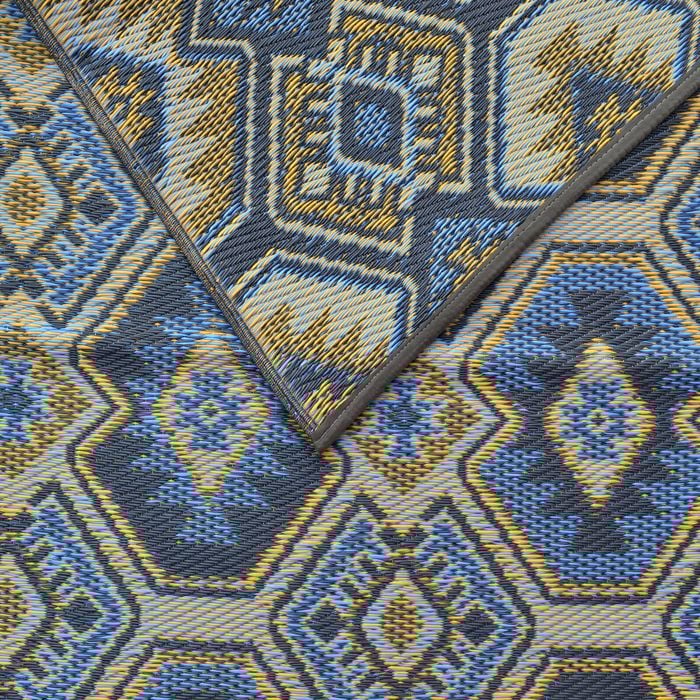 Reversible Outdoor Plastic Mat - Chatali Portal - Grey - 150x240cm ...