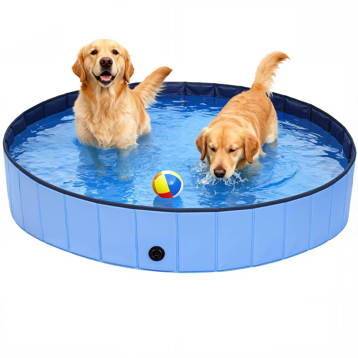 Advwin Dog Pool Foldable Pet Swimming Pool Dog Bath Tub Shower ...