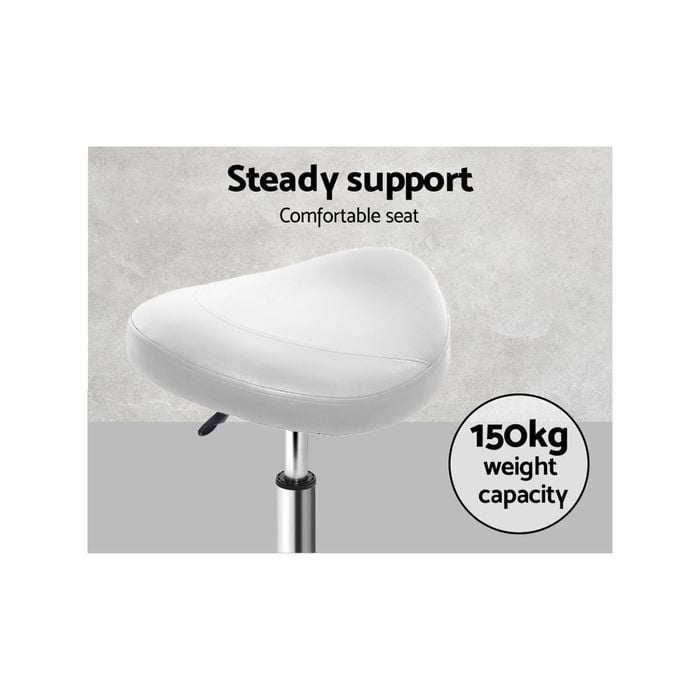 Artiss Salon Stool White - Bunnings Australia