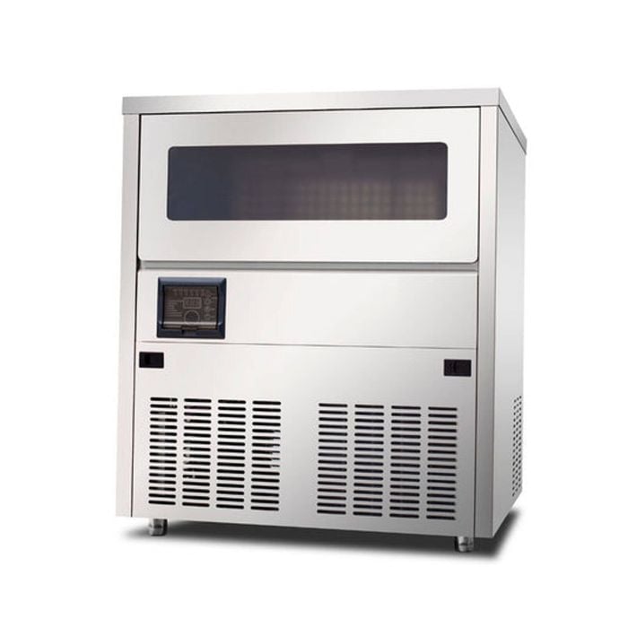 Blizzard Stainless Steel Cube Ice Maker 80Kg/ 24hrs with 30kg Storage ...