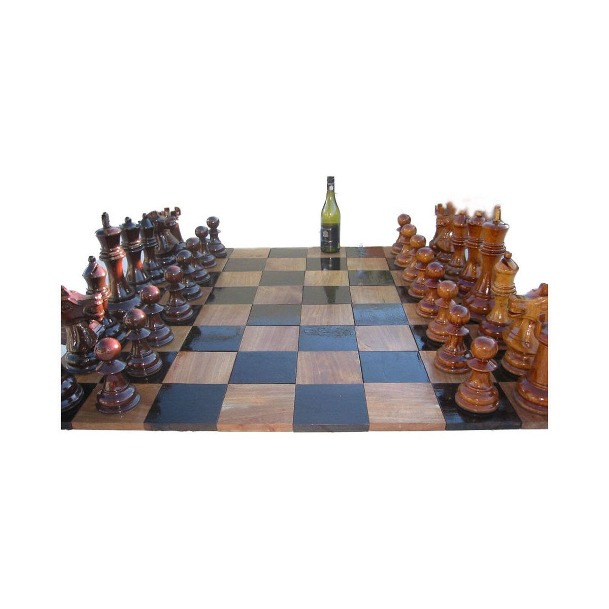 Yardgames 30cm (12 Inch) Handmade Indoor - Outdoor Teak Chess Pieces ...