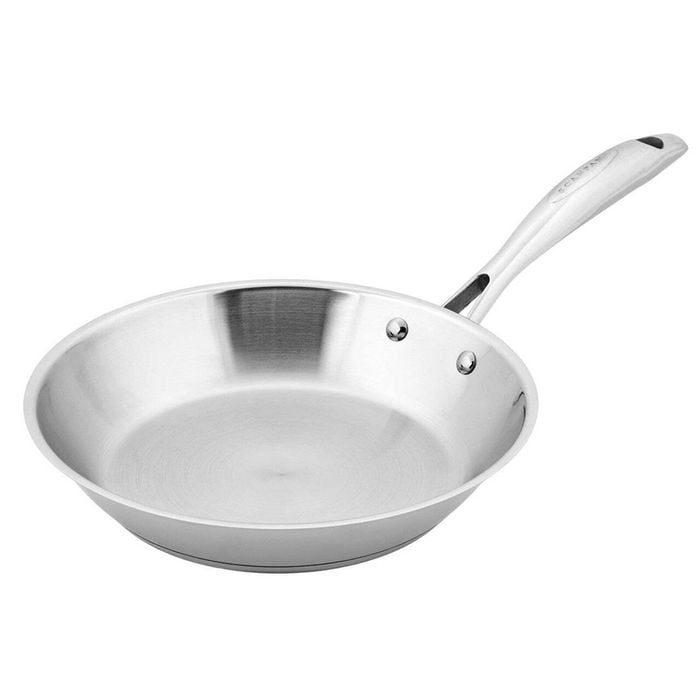 Scanpan STS 24cm Stainless Steel Frypan Round - Silver - Bunnings Australia