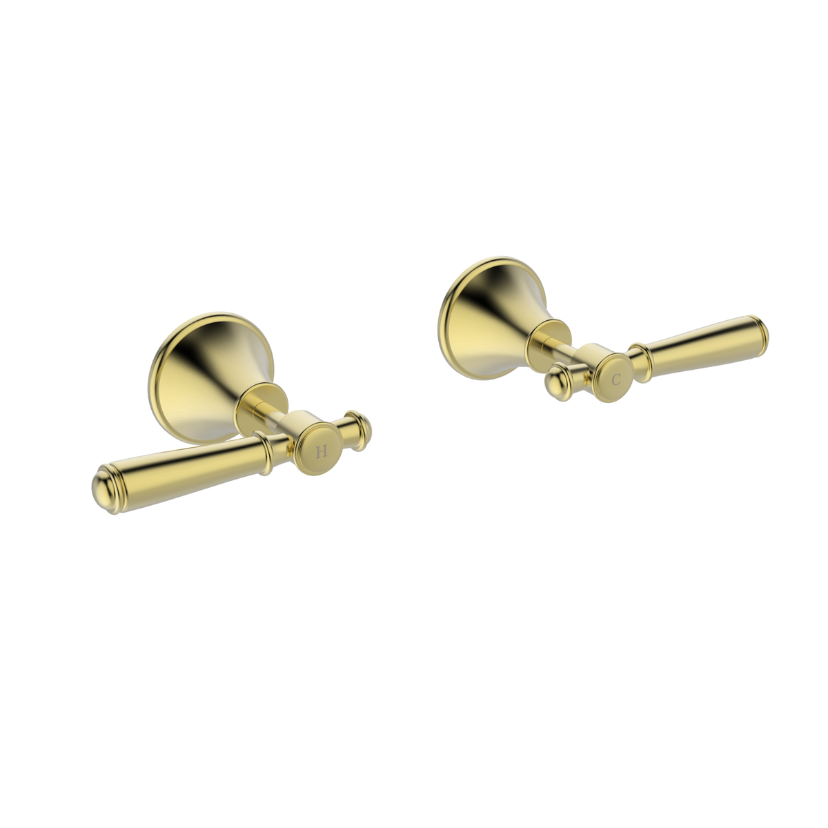 Mondella Brushed Brass Maestro Wall Top Assembly Tap Set - Bunnings ...