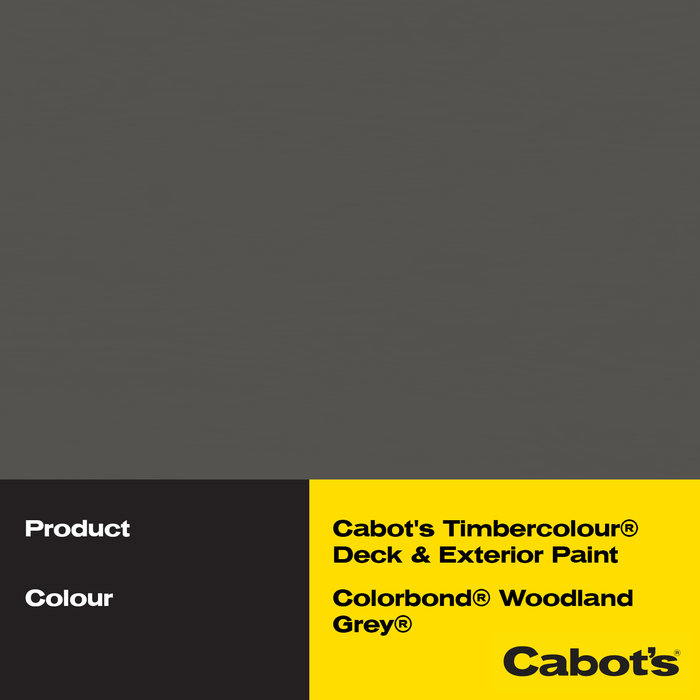 Cabot's 500ml Colorbond Woodland Grey Timbercolour Deck & Exterior ...