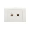DETA Cat 6 Double Ethernet RJ45 Outlet - Bunnings Australia