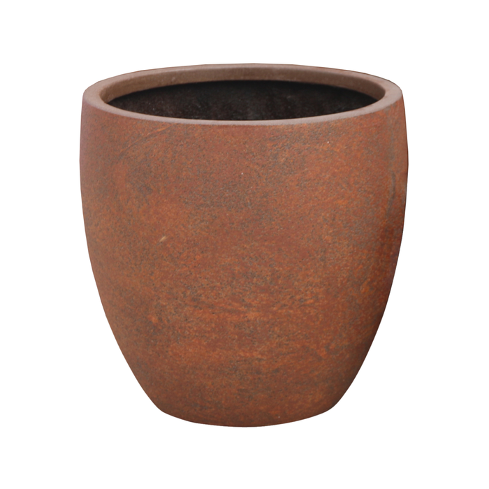 Tuscan Path 260mm Rust Harper Egg Pot - Bunnings Australia