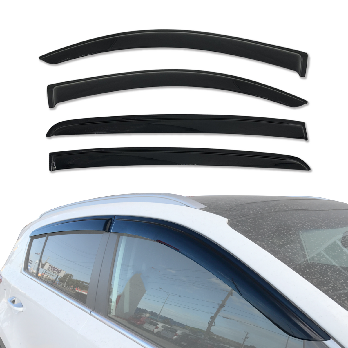 AUSGO Luxury Weather Shields for KIA Sportage QL Series 2015-2021 ...