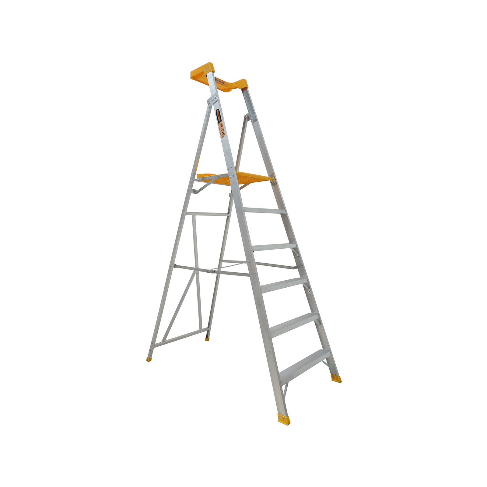 Gorilla 150kg Pro Lite 6 Step Aluminium Platform Ladder Bunnings Australia