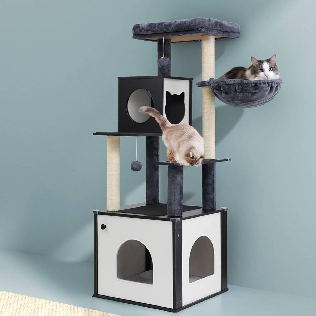 i.Pet 144cm Kitten Cat Tree - Bunnings Australia