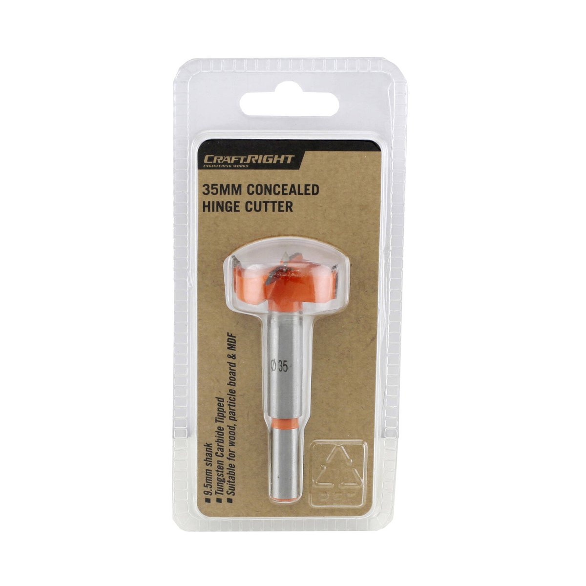 Craftright 35mm Concealed Hinge Cutter - Bunnings Australia