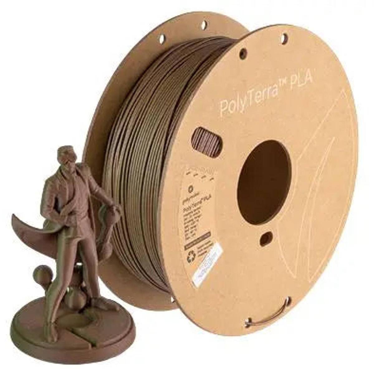 Polymaker PolyTerra Dual Matte PLA Camouflage (Dark Green / Brown) 1kg ...