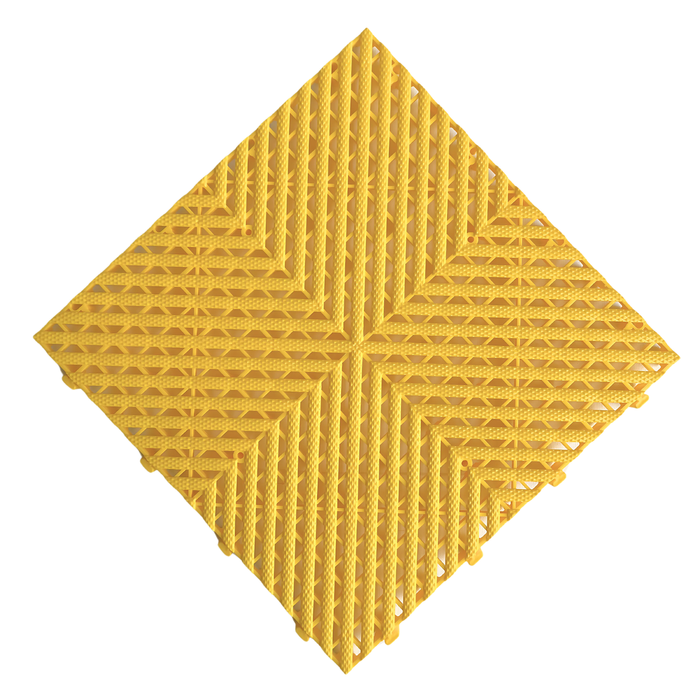 Dream Garages Australia 40 x 40cm Yellow Interlocking Garage Floor Tile ...