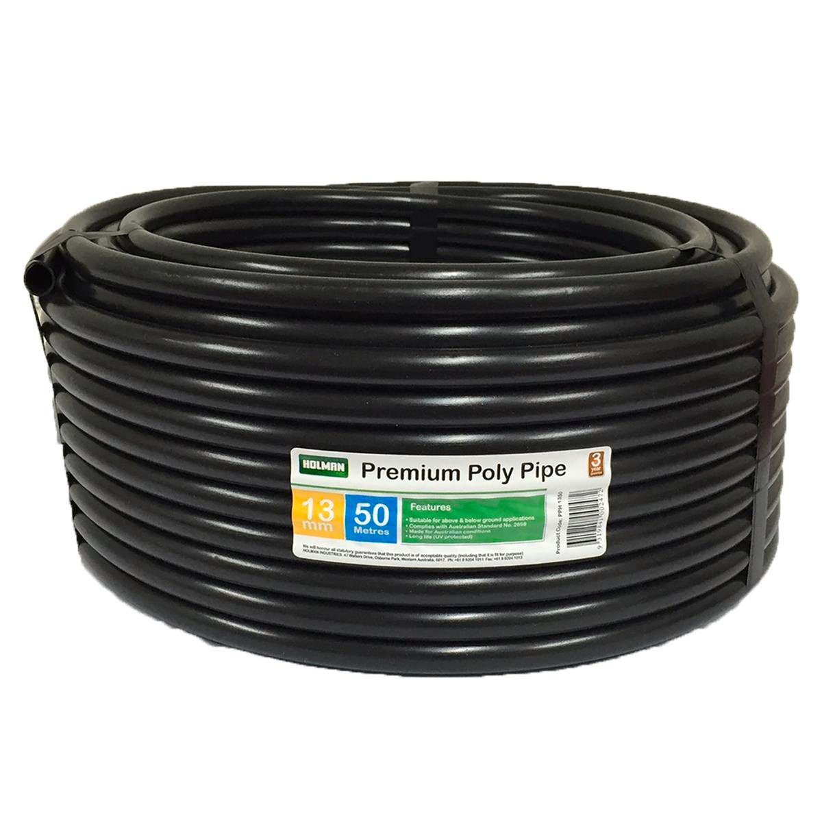 Holman 13mm x 50m Black Poly Irrigation Tube - Bunnings New Zealand