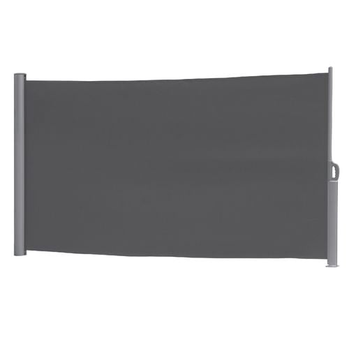 Pillar 2 x 3m Charcoal Retractable Awning Screen - Bunnings Australia