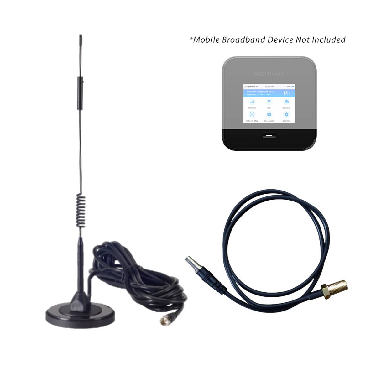Netgear Nighthawk M7 Ultra Magnetic Base Mobile Antenna Booster (Mobile ...