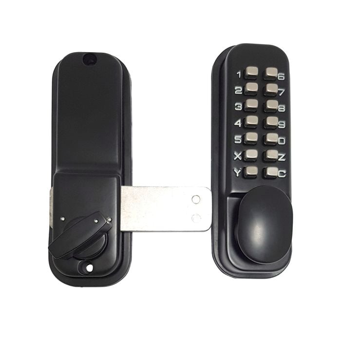 Lane Black Digital Gate Lock - Bunnings Australia